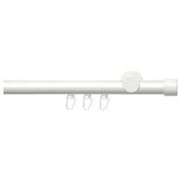 Gardinenstange Liedeco "Innenlaufgarnitur 20 mm Power Endkappe" Gr. 2, wei&szlig;, L:160cm &Oslash;:20mm, Aluminium, Gardinenstangen, Gardinenstange Komplett