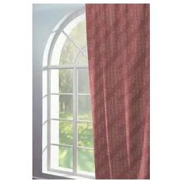 Vorhang ADAM "Argentinian Criolla" Gr. 1, rot, B:142cm H:145cm, Jacquard, Baumwolle, Gardinen, aus 100% Bio-Baumwolle