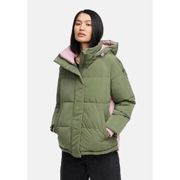 Winterjacke Marikoo "Marikoo Omariaa Damen Winter Stepp Jacke N087", Damen, Gr. S, gr&uuml;n (olive leaf), Obermaterial: 100% Polyester PES., Jacken Winterjacke