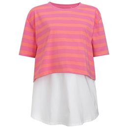 Gina Damen Umstands-T-Shirt im Lagen-Look