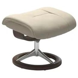 Fu&szlig;hocker stressless "Mayfair", beige (cream batick), B:55cm H:41cm T:39cm, Leder BATICK: BATICK ist ein leicht korrigiertes, durchgef&auml;rbtes und genarbtes M&ouml;belleder, bei dem die meisten Unebenheiten und Spuren in der Regel entfernt wurden.;Leder PALOMA: PALOMA ist ein durchgef&auml;rbtes Semianilin-M&ouml;belleder mit nat&uuml;rlicher Narbung.;ROHLEDER Stoff Q2 FARON: Ein fester zuverl&auml;ssiger Boucl&eacute; mit einem s