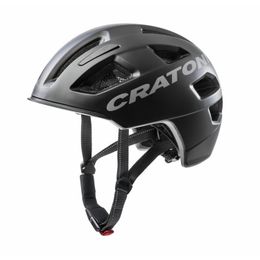 Fahrradhelm Cratoni "City Fahrradhelm C-Pure schwarz matt" Gr. 1, schwarz, Helme, 1, 100% Erzeugnis unbest Zusammensetzg EuZ., Fahrradhelm