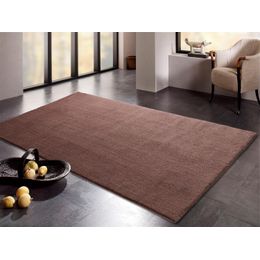 Hochflor-Teppich OCI DIE TEPPICHMARKE "Soft Dream, auch als L&auml;ufer erh&auml;ltlich", braun, B:140cm H:30mm L:200cm, Kunstfaser, Teppiche, Hochflor-Teppich, weich durch Microfaser, Shaggy, Langflor, Wohnzimmer