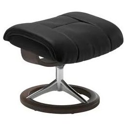 Fu&szlig;hocker stressless "Mayfair", schwarz (schwarz batick), B:55cm H:41cm T:39cm, Leder BATICK: BATICK ist ein leicht korrigiertes, durchgef&auml;rbtes und genarbtes M&ouml;belleder, bei dem die meisten Unebenheiten und Spuren in der Regel entfernt wurden.;Leder PALOMA: PALOMA ist ein durchgef&auml;rbtes Semianilin-M&ouml;belleder mit nat&uuml;rlicher Narbung.;ROHLEDER Stoff Q2 FARON: Ein fester zuverl&auml;ssiger Boucl&eacute; mit ein