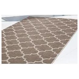 Teppich Calo-deluxe "Perugia 1030" Gr. 2, beige, B:80cm H:7mm L:150cm, Kunstfaser, Teppiche, Teppich, In- und Outdoor geeignet, Wohnzimmer