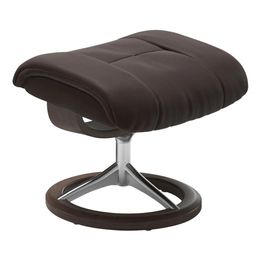 Fu&szlig;hocker stressless "Mayfair", braun (chocolate paloma), B:55cm H:41cm T:39cm, Leder BATICK: BATICK ist ein leicht korrigiertes, durchgef&auml;rbtes und genarbtes M&ouml;belleder, bei dem die meisten Unebenheiten und Spuren in der Regel entfernt wurden.;Leder PALOMA: PALOMA ist ein durchgef&auml;rbtes Semianilin-M&ouml;belleder mit nat&uuml;rlicher Narbung.;ROHLEDER Stoff Q2 FARON: Ein fester zuverl&auml;ssiger Boucl&eacute; mit ein