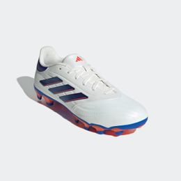 Fu&szlig;ballschuh adidas Performance "COPA PURE 2 LEAGUE MG", Gr. 46, wei&szlig; (cloud wei&szlig;, lucid blau, solar rot), Leder, Synthetik, Schuhe Fu&szlig;ballschuh
