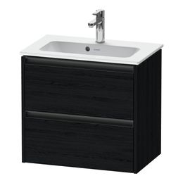 Duravit Waschtischunterschrank Ketho.2 Compact 61x39cm, Ei sw, 2 Schub., wandh&auml;ngend (K25255016160000)
