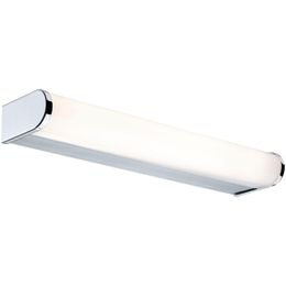 Paulmann LED Wandleuchte "Selection Bathroom LED Wandleuchte Arneb IP44 3000K 230V 9W", grau (chromfarben), 1, H: 4cm, 1 Stk., Leuchten, LED Arneb IP44 9W, LED Wandleuchte