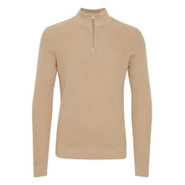 Troyer Casual Friday "Troyer CFKarlo", Herren, Gr. 3XL, beige (silber mink), Obermaterial: 100% Baumwolle CO., Pullover Troyer