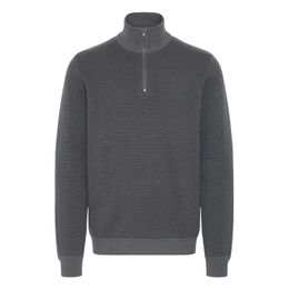 Troyer Blend "Troyer BHBAAL HALF ZIPP KNIT", Herren, Gr. XL, grau (iron gate), Obermaterial: 70% Baumwolle CO. 30% Nylon NY., Pullover Troyer