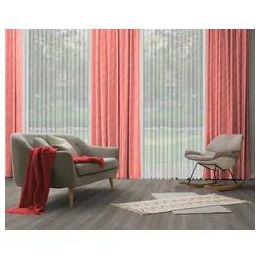 Vorhang ADAM "Argentinian Criolla Light" Gr. 3, rot, B:142cm H:225cm, Jacquard, Baumwolle, Gardinen, aus 100% Bio-Baumwolle