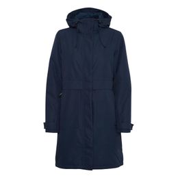 Winterjacke North Bend "Wintermantel NBMalika W W-PRO 8.000 mit wasserdichter Beschichtung", Damen, Gr. 42, blau (navy blazer), Obermaterial: 100% Polyester PES., Jacken Winterjacke