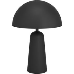 Eglo Tischleuchte "ARANZOLA Tischlampe, Stahl, E27, IP20, Modern, Wohnzimmerlampe, Lampe", schwarz (schwarz, wei&szlig;), &Oslash; 30cm H: 45cm, 1 Stk., Leuchten, Tischleuchte, H45 x &Oslash;30 cm, schwarz, wei&szlig;, 1X40W exkl., Tischleuchte