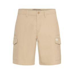 Cargoshorts Blend "Cargoshorts BHEDNAN cargo shorts", Herren, Gr. XL, N-Gr, beige (cornstalk), Obermaterial: 98% Baumwolle CO. 2% Elasthan EL., Hosen Cargoshorts
