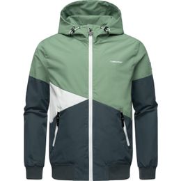 Outdoorjacke Ragwear "Outdoorjacke Renad", Herren, Gr. 4XL, grau (dunkelgrau), Obermaterial: 100% Polyester PES. Obermaterial: Futter: 100% Polyester PES., Jacken Outdoorjacke