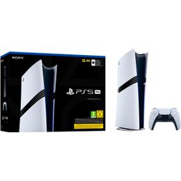 Playstation 5 Spielekonsole "Playstation 5 Pro 2TB", wei&szlig;, schwarz, B:8,9cm H:38,8cm T:21,6cm, Spielekonsolen, Spielekonsole