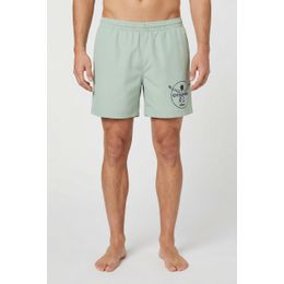 Badeshorts Chiemsee "Swim Shorts Jadeite", Herren, Gr. S, N-Gr, jadeite, Obermaterial: 100% Baumwolle, Badehosen Badeshorts, sportliche Schnittform, bequeme Passform