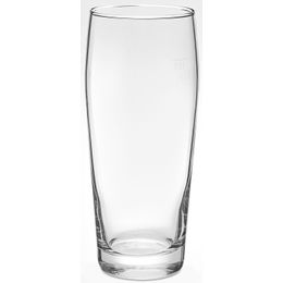 Bierglas Van Well "Willybecher", transparent, B:7,5cm H:18,5cm &Oslash;:7,5cm, Glas, Trinkgef&auml;&szlig;e, Bierglas, 0,5 L, geeicht, sp&uuml;lmaschinenfest, Gastronomiequalit&auml;t, 12-tlg.
