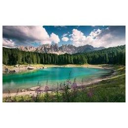 Vliestapete Komar "Digitaldruck Vlies - Dolomitenjuwel - Gr&ouml;&szlig;e 450 x 280 cm", bunt, B:450m L:280m, Vlies, Tapeten, Wohnzimmer, Schlafzimmer