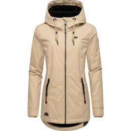 Winterjacke Ragwear "Winterjacke Zuzka Winter", Damen, Gr. 3XL, beige (taupe24), Obermaterial: 100% Polyester PES. Obermaterial: Futter: 100% Polyester PES. 100% Polyester PES., Jacken Winterjacke