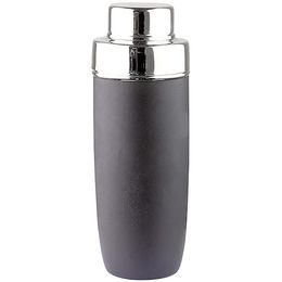 Cocktail Shaker Fink "ANDOR", schwarz, H:23,5cm &Oslash;:8,5cm, Edelstahl, Shaker, Cocktail Shaker, durch aufw&auml;ndige Handarbeit gefertigt