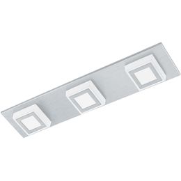 Eglo LED Deckenleuchte "MASIANO", grau (aluminiumfarben), 3, Leuchten, LED tauschbar, LED Deckenleuchte