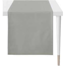 Tischdecke Apelt "3800", grau, B:140cm L:48cm, Baumwolle, Polyester, Tischdecken, Tischdecke, Outdoorstoff