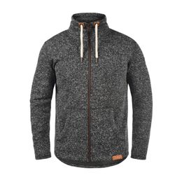 !Solid Fleecejacke SOLID "Fleecejacke SDLuki", Herren, Gr. L, grau (dar grau m), Fleece, Obermaterial: 100% Polyester PES., regular fit normal, Jacken Fleecejacke