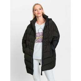 Steppjacke Heine, Damen, Gr. 40, schwarz, 100% Polyester, Wattierung:70% Daunen, 30% Federn, unifarben, Jacken Steppjacke