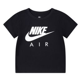 T-Shirt Nike Sportswear, Jungen, Gr. 116 (6), schwarz, Jersey, Obermaterial: 60% Baumwolle, 40% Polyester, unifarben, Rundhals, Shirts T-Shirt, f&uuml;r Kinder