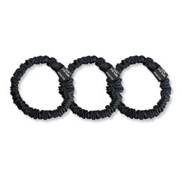 Diadem AILORIA "Set 3 Scrunchies S aus Seide DOUX", Damen, schwarz, Modet&uuml;cher Diadem