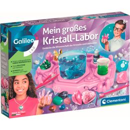 Experimentierkasten Clementoni "Galileo Lab, Mein gro&szlig;es Kristall-Labor", wei&szlig;, neutral, Experimentierk&auml;sten, Kinder, Experimentierkasten
