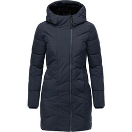 Steppmantel Ragwear "Steppmantel Pevilla YOUMODO", Damen, Gr. XS, blau (navy), Obermaterial: 100% Polyester PES. Obermaterial: Futter: 100% Polyester PES. 100% Polyester PES., M&auml;ntel Steppmantel