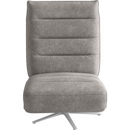 Sit & More TV-Sessel SIT & MORE "Eve", grau, B:80cm H:109cm T:98cm, 100% Polyester, Sessel, TV-Sessel, mit Herz-Waage und 2 Motoren, Bedienfelder im Sitz