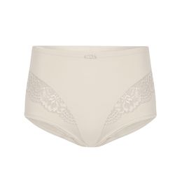 Miederslip SuSa "Miederslip London", Damen, Gr. 48, beige (ivory), Stoff, Obermaterial: 75% Polyamid PA. 25% Elasthan EL., Unterhosen Miederslip