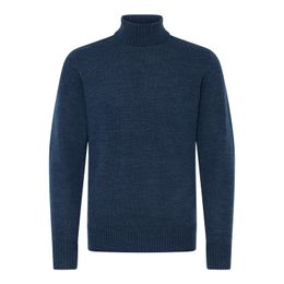 Rollkragenpullover Blend "Rollkragenpullover BHRylie", Herren, Gr. L, blau (marineblaus), Obermaterial: 100% Polyacryl PAN., Pullover Rollkragenpullover