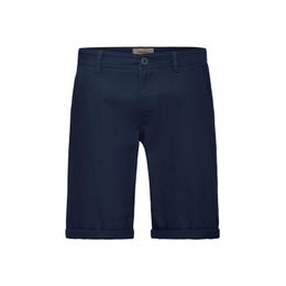 Chinoshorts Blend "Chinoshorts BHStino", Damen, Gr. L, N-Gr, blau (marineblaus), Obermaterial: 98% Baumwolle CO. 2% Elasthan EL., Hosen Chinoshorts