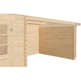 Gartenhaus-Seitenwand Lasita Maja, beige (naturbelassen), B:282,2cm H:182,4cm, Holzwerkstoff, Gartenhaus-Seitenw&auml;nde, Gartenhaus-Seitenwand, f&uuml;r Haus Tampa, St. Louis, Novia Plus, Jelle Plus