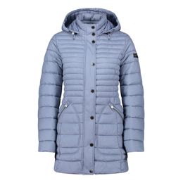 Steppjacke Betty Barclay "Steppjacke mit abnehmbarer Kapuze", Damen, Gr. 38, blau (country blau), Obermaterial: 100% Polyester PES., Jacken Steppjacke