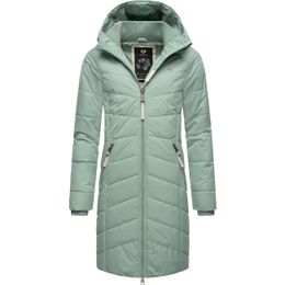 Steppmantel Ragwear "Steppmantel Dizzie Coat", Damen, Gr. M, gr&uuml;n (dusty gr&uuml;n23), Obermaterial: 100% Polyester PES. Obermaterial: Futter: 100% Polyester PES. 100% Polyester PES., M&auml;ntel Steppmantel