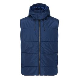 Steppweste Blend "Steppweste BHVest", Herren, Gr. S, blau (marineblaus), Obermaterial: 100% Polyester PES., Westen Steppweste