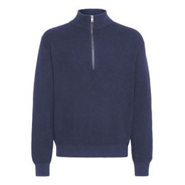 !Solid Troyer SOLID "Troyer SDRIVER HALFZIP", Herren, Gr. XL, blau (insignia blau), Obermaterial: 100% Baumwolle CO., Pullover Troyer