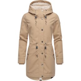 Parka Ragwear "Kurzmantel Canny Canvas", Damen, Gr. XS, grau (taupe), Obermaterial: 100% Polyester PES. Obermaterial: Futter: 100% Polyester PES. 100% Polyester PES., Jacken Parka