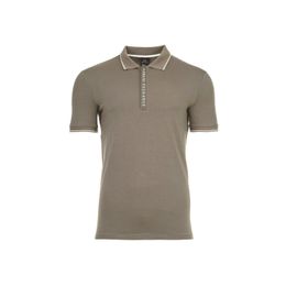 Poloshirt Armani Exchange "Poloshirt", Herren, Gr. M, beige (roasted cashew), Obermaterial: 95% Baumwolle CO. 5% Elasthan EL., Shirts Poloshirt