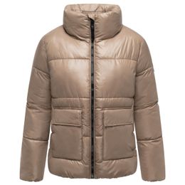 Kurzjacke Navahoo "Kurzjacke Eispracht 14", Damen, Gr. 3XL, beige (taupe grau), Obermaterial: 100% Polyester PES. Obermaterial: Futter: 100% Polyester PES. 100% Polyester PES., Jacken Kurzjacke