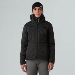 Funktionsjacke The North Face "W QUEST HIGHLOFT SOFT SHELL JACKET - EU", Damen, Gr. XL, tnf schwarz heather, Obermaterial: 100% Polyester, Jacken Funktionsjacke, f&uuml;r Outdoor-Abenteuer, mit elastischen &Auml;rmelb&uuml;ndchen