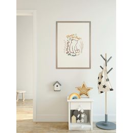 Wandbild Komar "Disney Winnie the Pooh for Short", beige (farbe bild(er): beige), Disney, 1 Stk., Vlies, Bilder, Wandbild, 30 x 40 cm (Breite x H&ouml;he) - Kinderzimmer, Dekoration