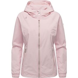 Funktionsjacke Ragwear "Funktionsjacke Dizzea", Damen, Gr. L, rosa (marshmallow), Obermaterial: 100% Nylon NY. Obermaterial: Futter: 100% Polyester PES., tailliert, hoch geschlossener Ausschnitt, &Auml;rmel ohne &Auml;rmelschlitz elastischer Bund, Jacken Funktionsjacke, Wasserdichte und atmungsaktive &Uuml;bergangsjacke