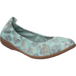 Ballerina Josef Seibel "Fenja 01, mint-multi", Damen, Gr. 37, gr&uuml;n (mint, multi), Obermaterial: 100% Rindsleder Leather cow., Schuhe Ballerina